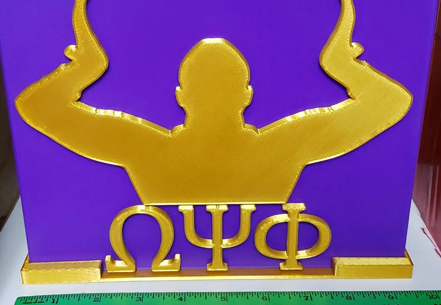 OMEGA PSI PHI Fraternity Decoration (with Removable Base/Stand) | eBay