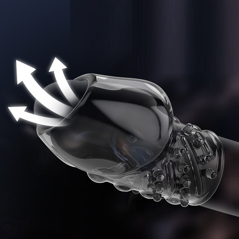 Penis Sleeve Glans Protector Cover Cap Foreskin Hinder Ring Erection ...