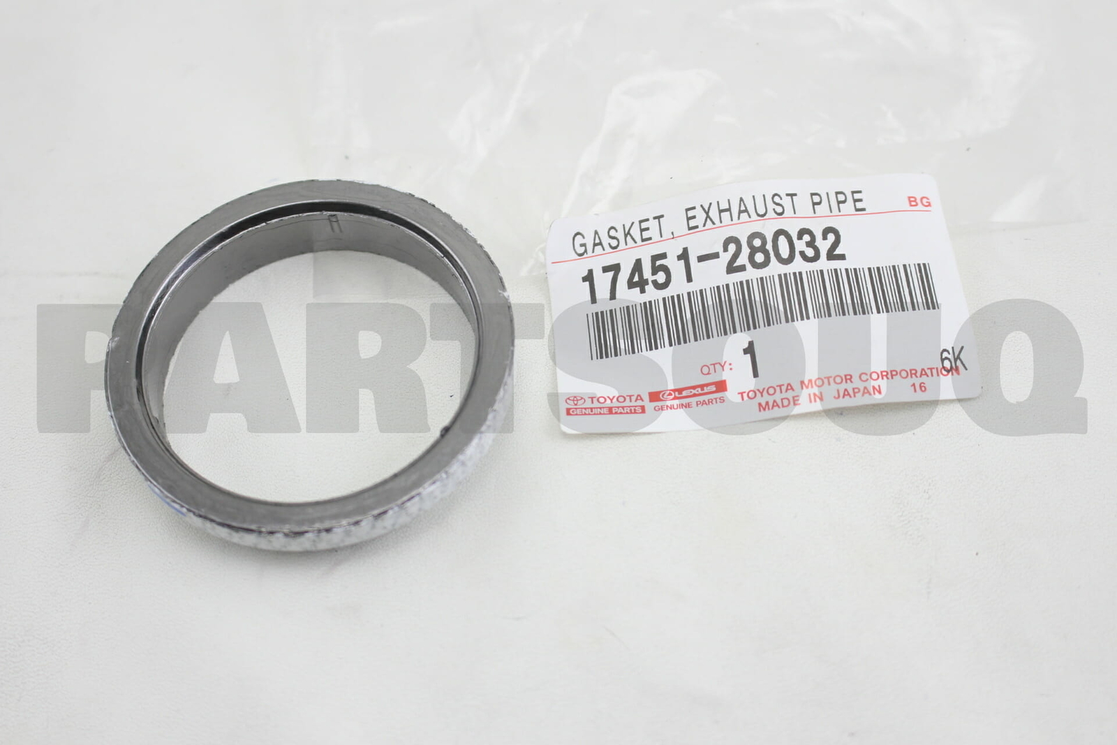 1745128032 Genuine Toyota GASKET, EXHAUST PIPE 17451-28032 | eBay