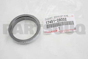 1745128032 Genuine Toyota GASKET, EXHAUST PIPE 17451-28032 | eBay
