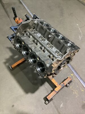 1969 CHEVROLET SMALL BLOCK CHEVY 307 ENGINE BARE BLOCK. SUFFIX: DC. WE ...