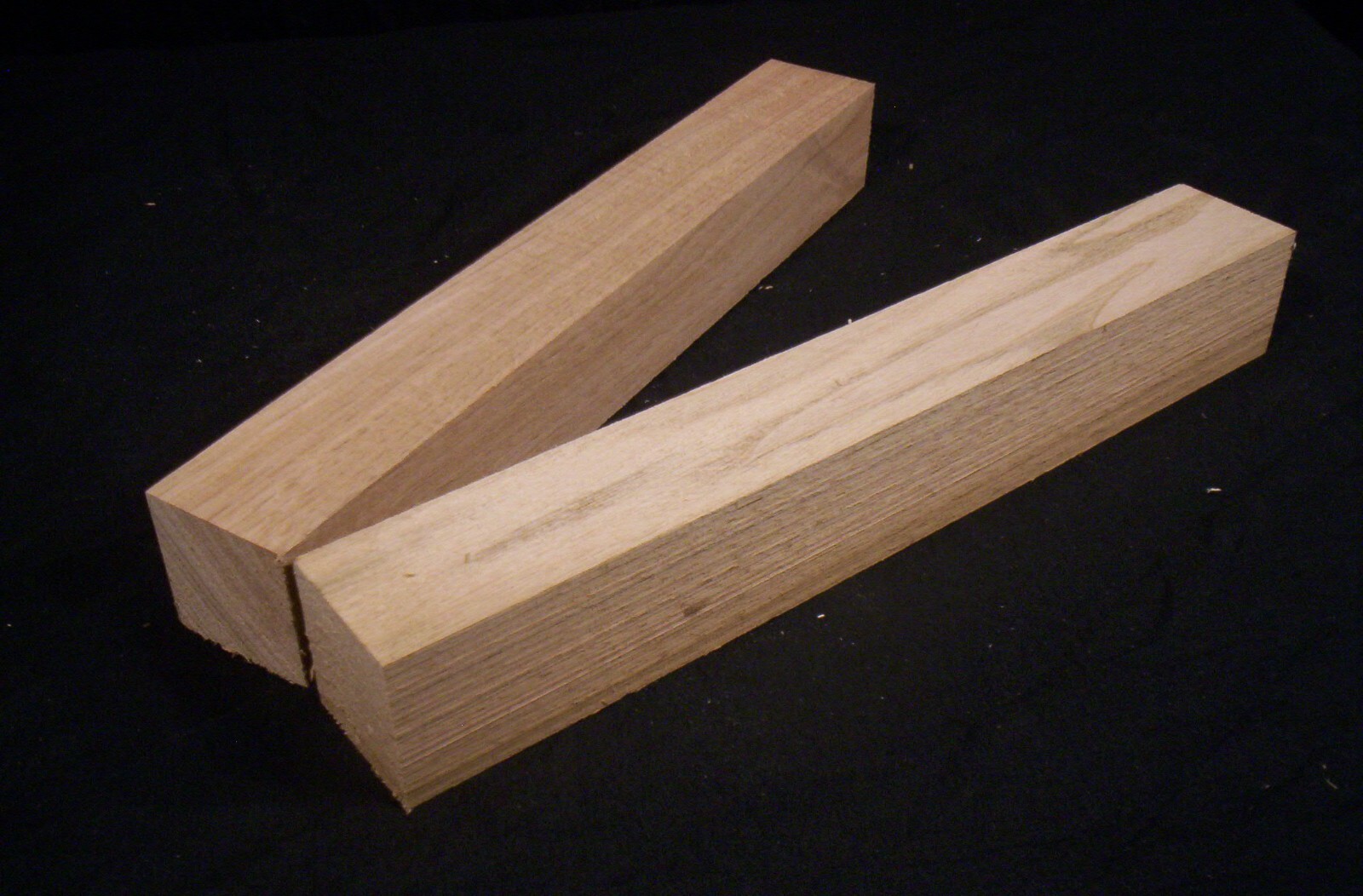 2 Piece Butternut Wood Carving Blanks 1 1/2 x 1 1/2 x 12 Inch Craft ...