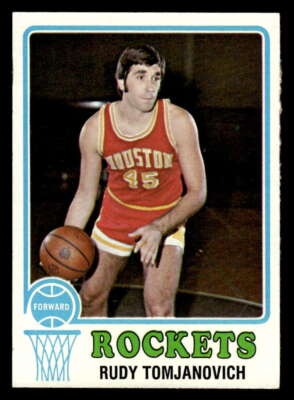 1973-74 TOPPS RUDY TOMJANOVICH HOUSTON ROCKETS #145 EX-EXMT X8396 | eBay