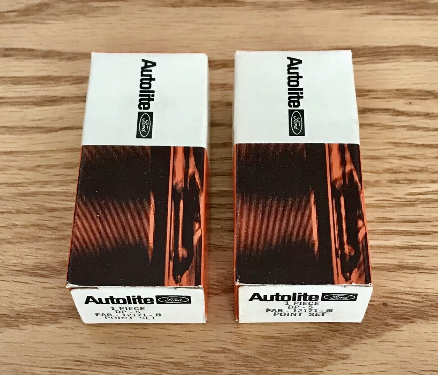 NOS Autolite-Ford DP-5 & DC-13 dual points & condenser. NIB Boss Shelby ...