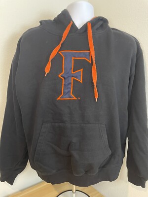 CSUF Cal State Fullerton Black Orange Embroidered F Hoodie Sweater XL ...