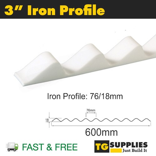 8/3 Iron Profile Eaves Fillers 76/16mm Insert Corrugated Roofing Sheet ...