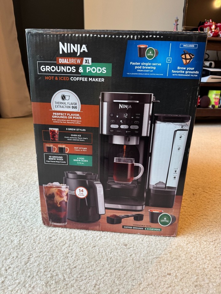 Ninja CFP105 DualBrew Hot & Iced Coffee Maker Manufacturer Refurbished ...