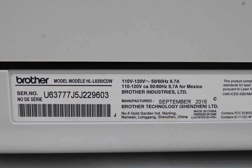 Brother HL-L8350CDW Color Wireless Duplex Laser Printer - 136,365 Pages ...