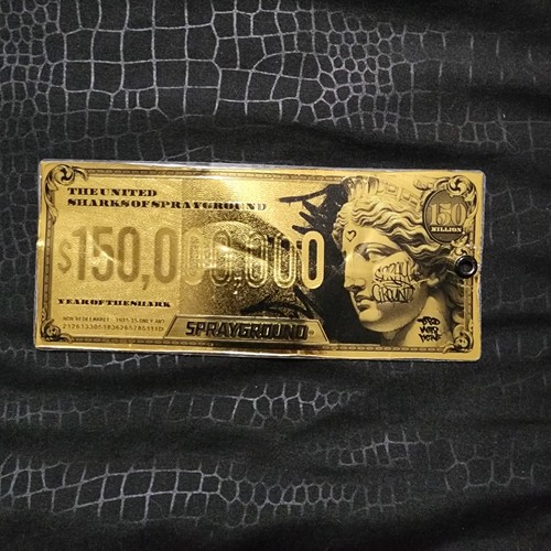 Sprayground Golden Ticket Limited Edition Backpack Tag Year of the ...