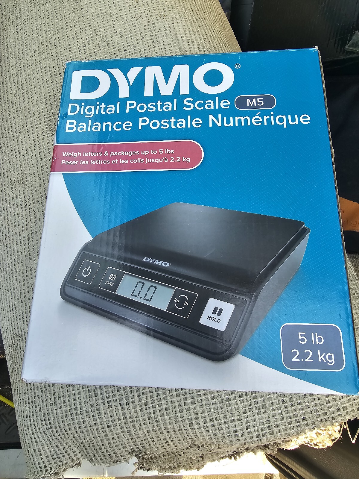 Dymo Pel1772056 Digital Postal Scale Black 5 Pound M5 for sale online ...