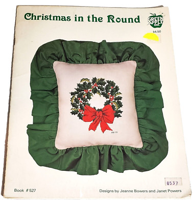CHRISTMAS IN THE ROUND crossstitch booklet by Jeanne Bowers & Janet ...