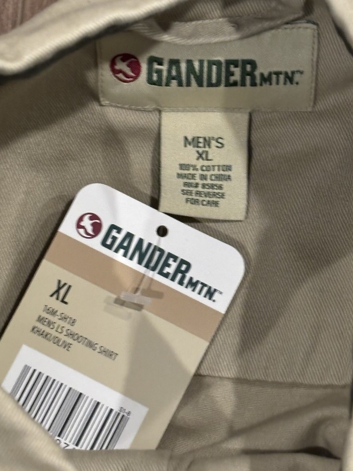 NWT Gander Mountain Guide Series Men's Size XL Heavy cotton shooting shirt E2 | eBay