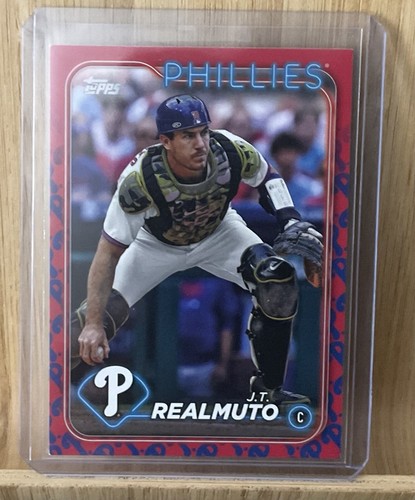 2024 TOPPS BASEBALL TEAM COLOR Border J.T. REALMUTO PHILADELPHIA ...