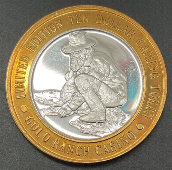 Verdi Nevada Gold Ranch Casino 1oz Encased Silver Round | eBay
