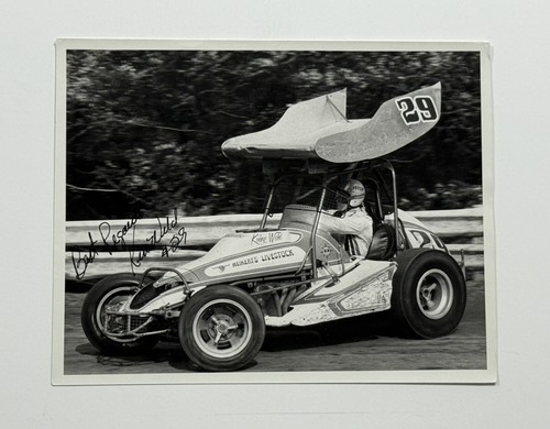 AUTOGRAPHED Vintage 1970s KEN WELD USAC Sprint Race Car RACING PHOTO | eBay