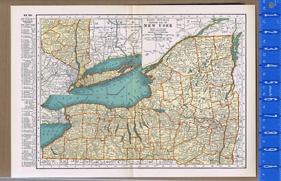 NEW YORK - United States - 1933 Color Map | eBay