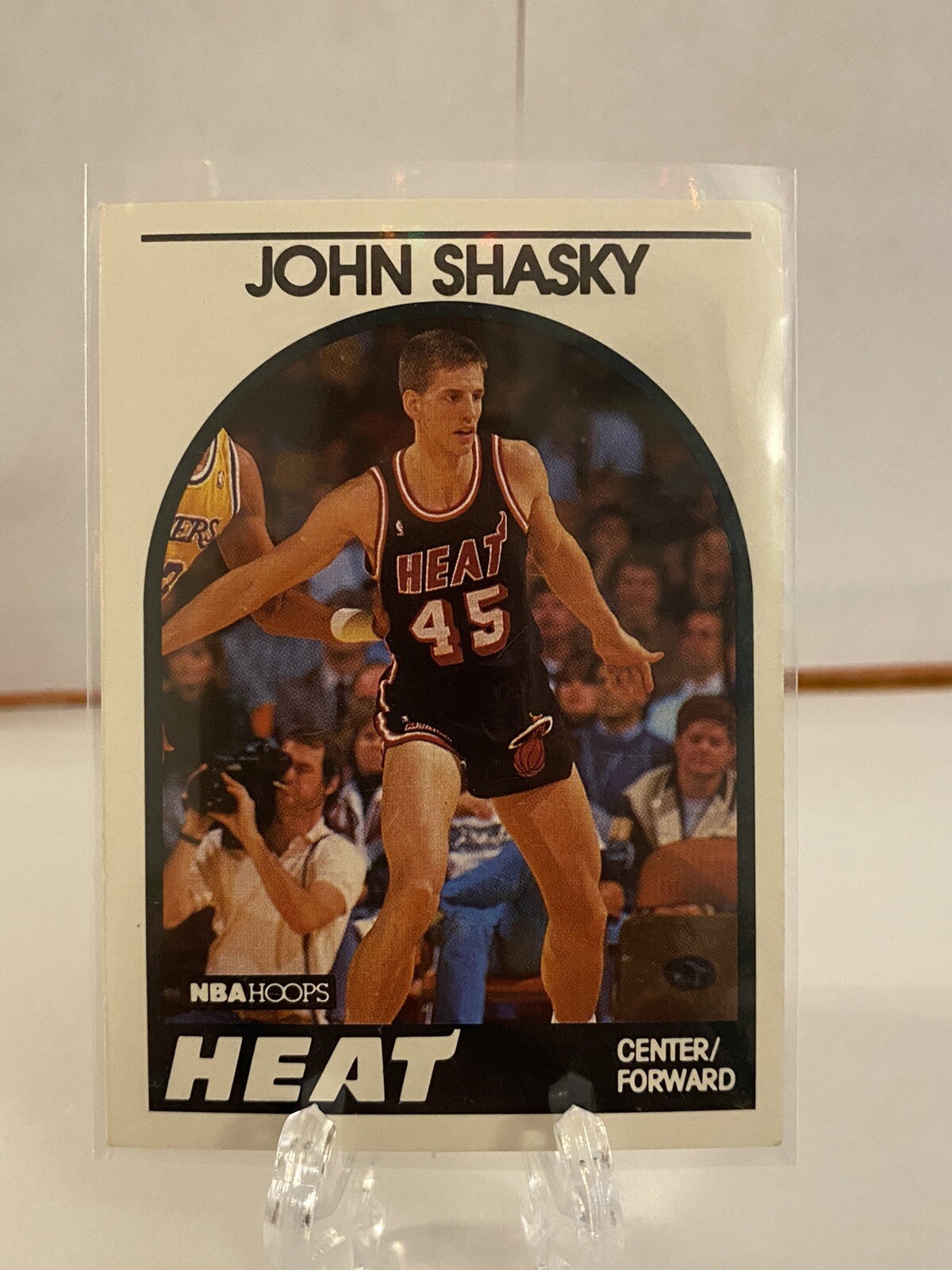 John Shasky Miami Heat 1989-90 HOOPS NBA Basketball Card #268 | eBay