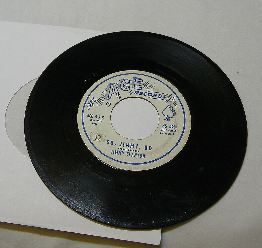 JIMMY CLANTON GO, JIMMY, GO 45 RPM RECORD 038 | eBay