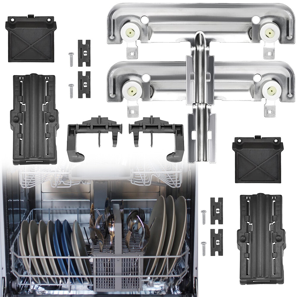 For Whirlpool WDT730PAHZ0 Dishwasher Upper Top Dishrack Adjuster Kit ...