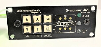 DRE COMMUNICATIONS COMPANY SYMPHONY 468 INTERCOM CONTROL PANEL | eBay