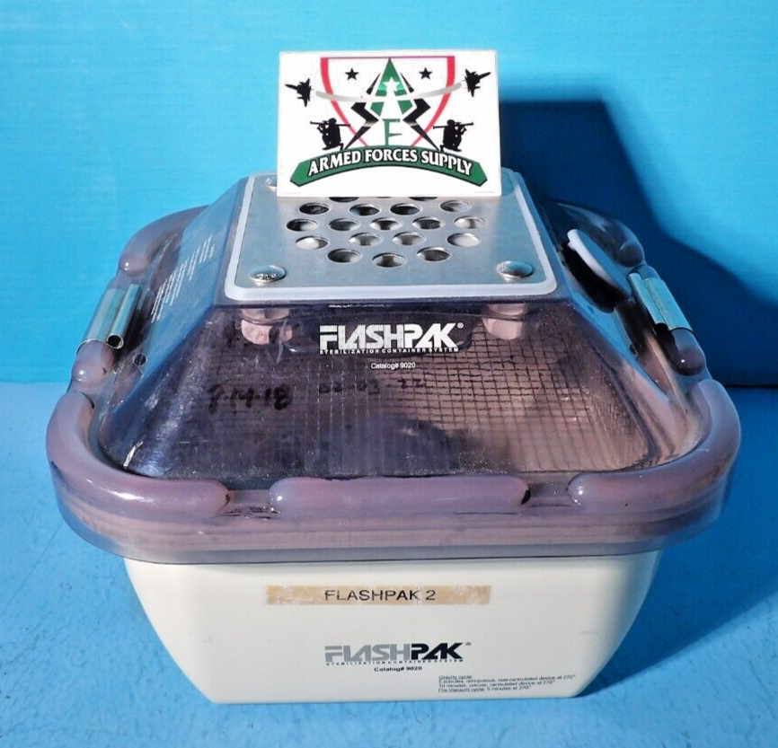FLASHPAK STERILIZATION CONTAINER SYSTEM CAT 9020 MEDICAL SURGICAL ...