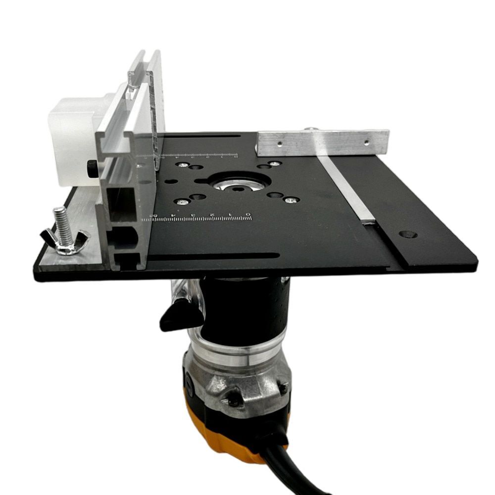 Aluminum Router Table Insert Plate W/ Miter Gauge Guide Bracket ...