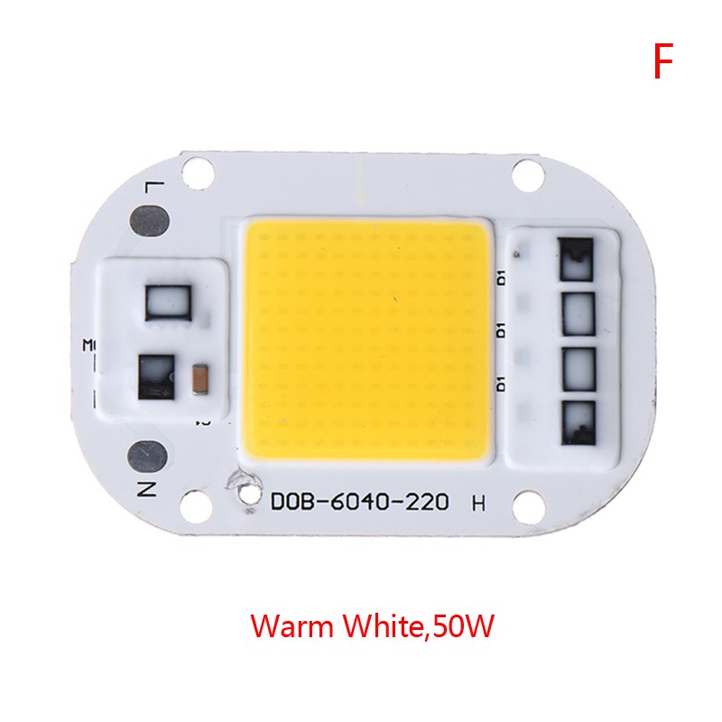 LED chip 20W 30W 50W AC 220V smart COB lamp beads LED lamp without ...