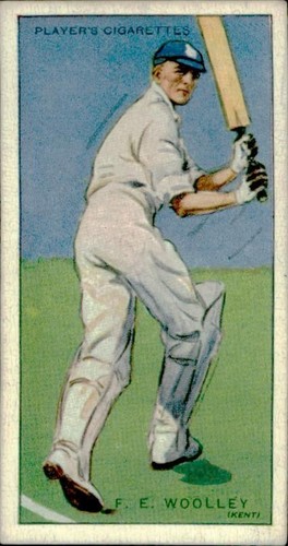 1930 Players Cricketers FRANK WOOLLEY Vintage Tobacco Cigarette Card | eBay