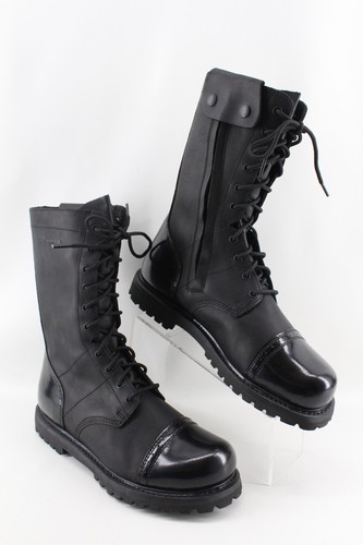 BATES 11" PARATROOPER SIDE ZIP MENS BLACK TACTICAL COMBAT BOOTS E02184 ...