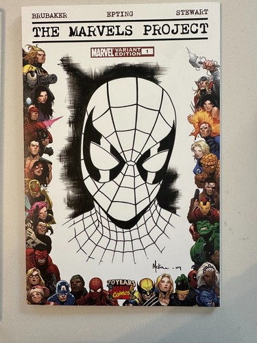 The Marvels Project variant #1 Mike McKone original sketch art ...