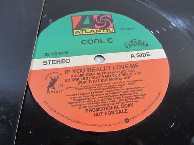 LP 12" Single - COOL C If you Really Love Me (3x mixes)/ Pump It Up Now ...