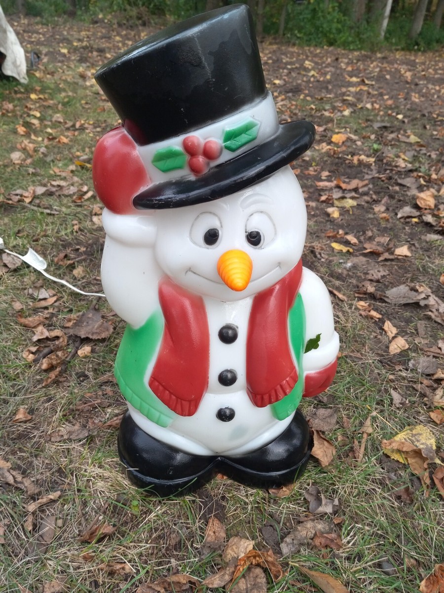 Outdoor Plastic Snowman