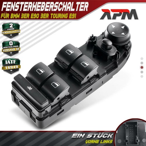 Fensterheberschalter Vorne Links für BMW 3er E90 3er Touring E91 ...