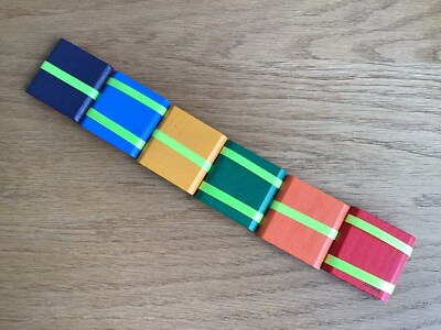 Jacobs Ladder Traditional Wooden Toy Klick Klack Chinese Blocks Puzzle ...