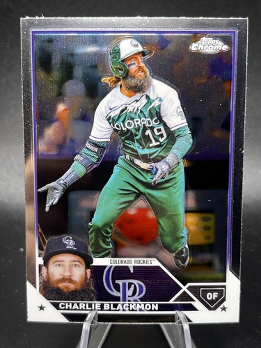 2023 Topps Chrome #128 Charlie Blackmon Colorado Rockies | eBay
