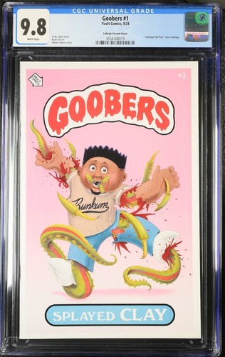Goobers #1 CGC 9.8 Garbage Paid Kids Sticker Homage Cover Vault Comics ...