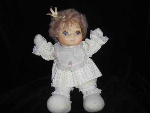 UNUSUAL Baby Doll ~Approx. 14" Tall ~ Made in Mexico ~ Plastic Head ...