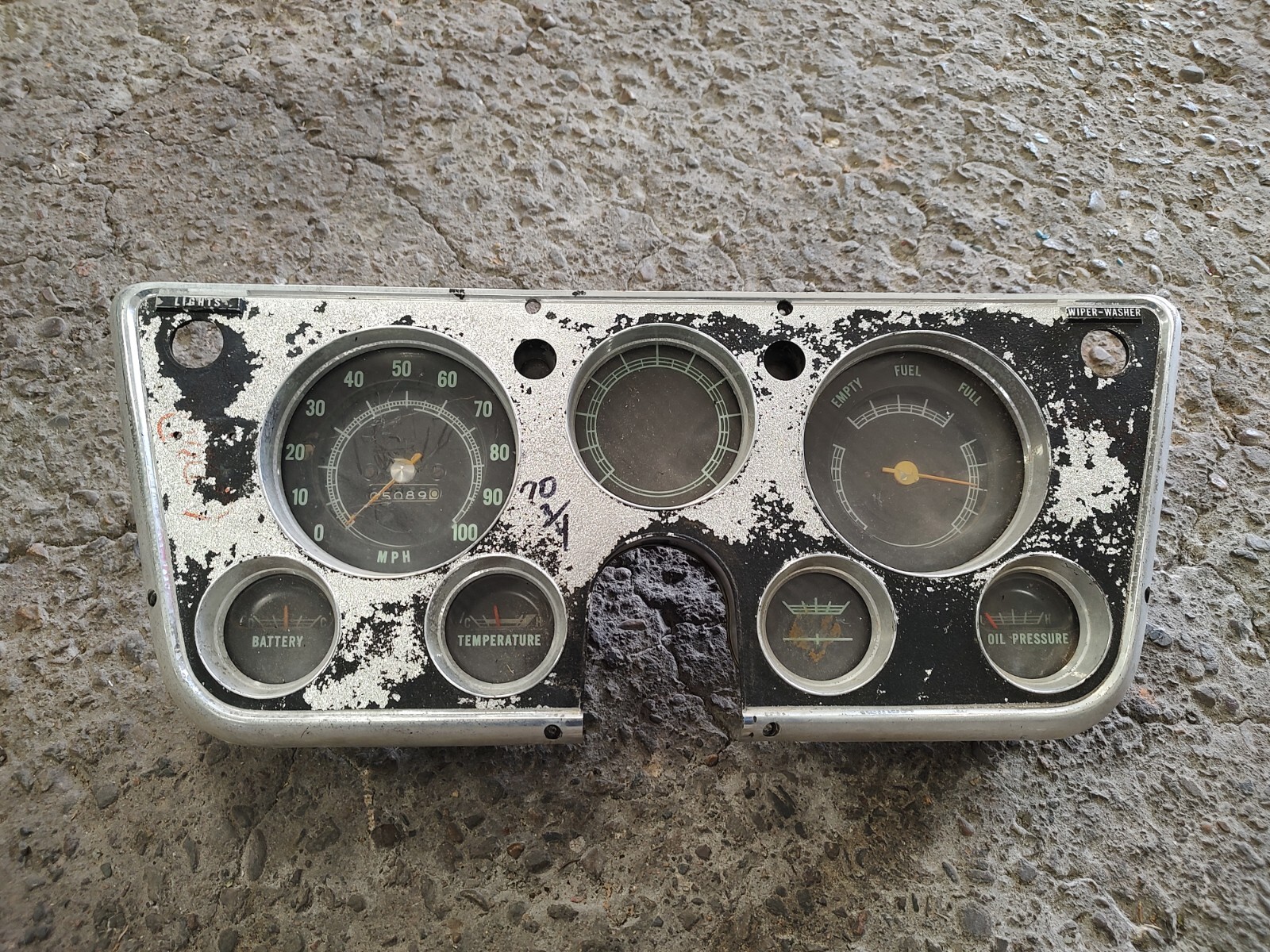 Chevy C10 Custom GMC K10 Instrument Cluster 70 71 72 #1 | eBay