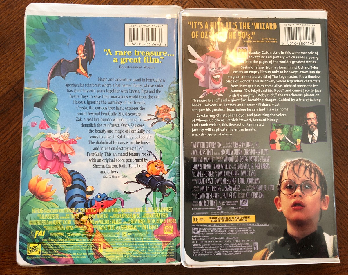Ferngully L'ultima Foresta Pluviale Vhs