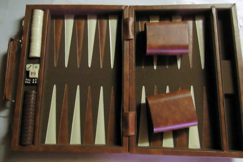 Vintage Suitcase Backgammon Game Complete open 11x16inches | eBay
