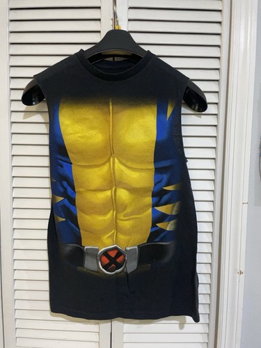 Marvel Xmen Wolverine Body Cosplay Shirt Size Small (cutoff Sleeves ...