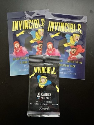 Invincible Blood Splatter /100 Event Exclusive packs! QTY of 2, plus ...