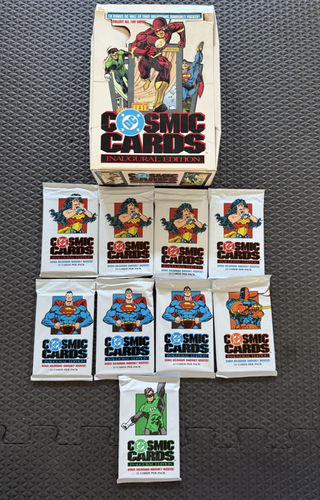 1991 Impel DC Comics Cosmic Cards Inaugural Edition Unopened Pack Lot ...