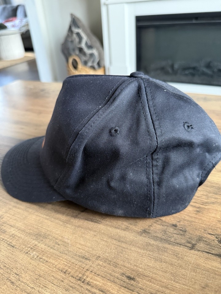 Toppers Snapback Hat Black Orange Adjustable Men’s One Size “AA Logo ...