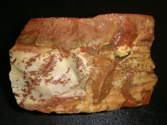 RARE CHINESE DENDRITIC (RED BUTTE) JASPER SPECIMEN 3 1/4 POUNDS OREGON ...