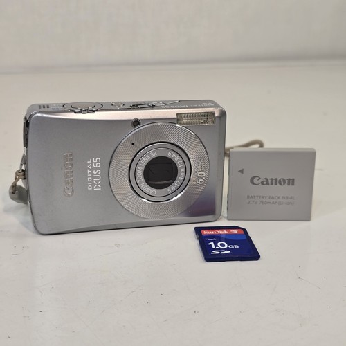 Canon IXUS 65 - 6.0MP Compact Digital Camera Battery Sd Card TESTED | eBay