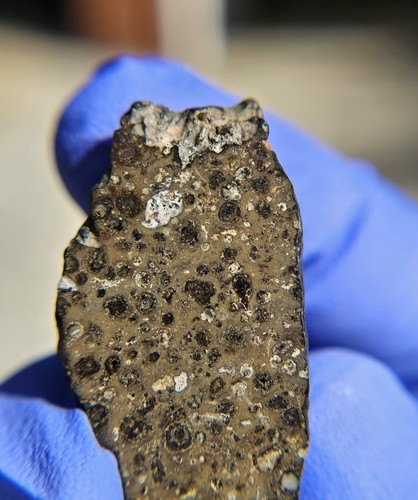 Meteorite**NWA 17071, CV3**7.840 grams, W/Rare CAI's; Newly Classified ...