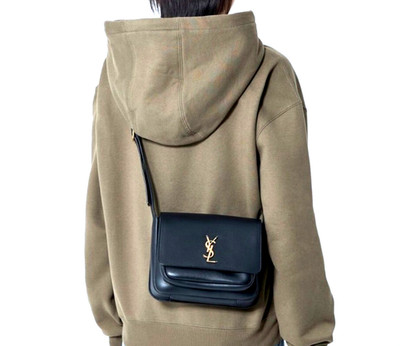 Authentic YSL Saint Laurent Niki leather satchel bag | eBay Australia