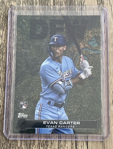 2024 Topps Series 2 Evan Carter RC DFW Insert SP Texas Rangers #CTC-16 ...