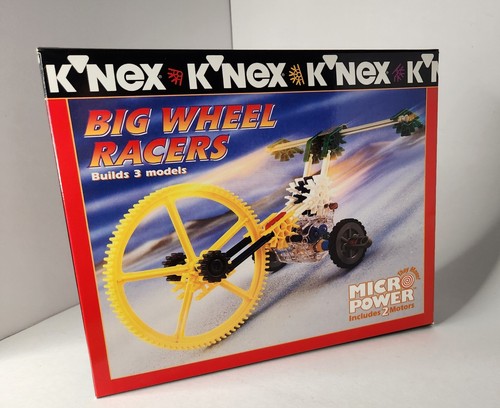 Vintage Toy 1996 K'NEX Big Wheel Racers with rare SPRINGMOTOR ...